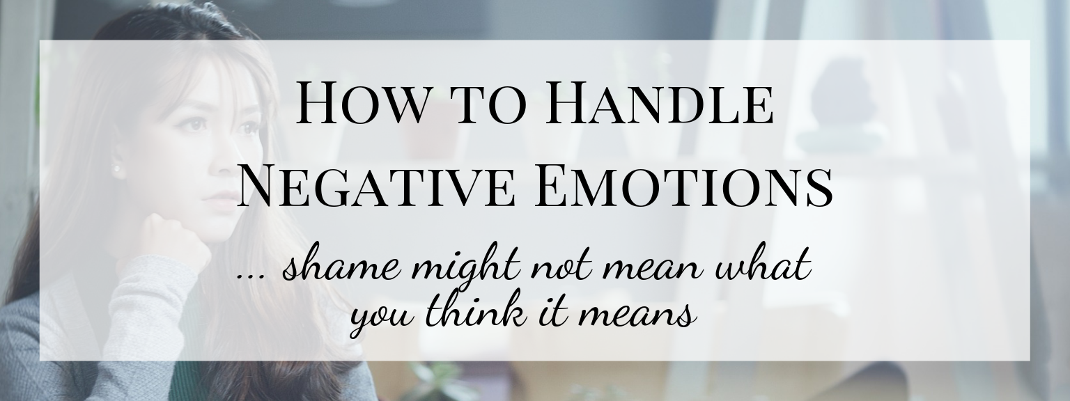 How to Handle Negative Emotions (1/3) - Vanessa Long