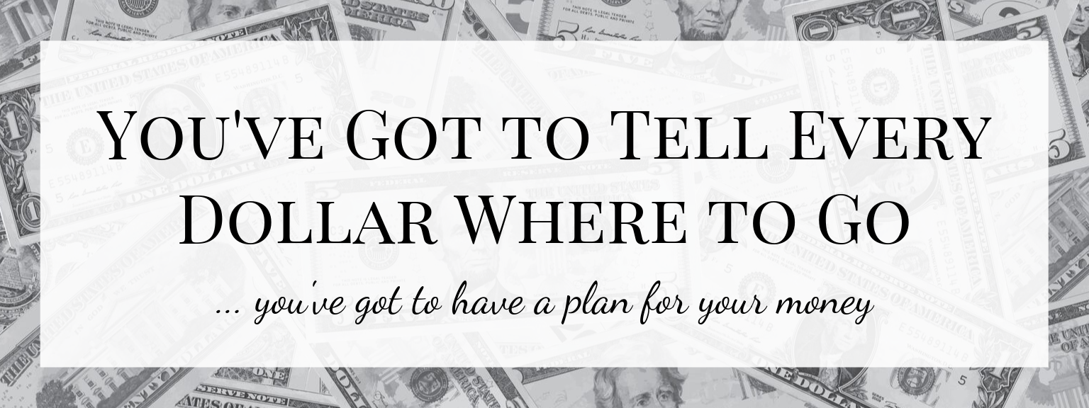 Tell Every Dollar Where To Go - Vanessa Long